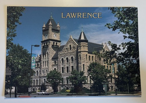Vintage Postcard Lawrence Kansas Douglas County Courthouse Unposted | eBay
