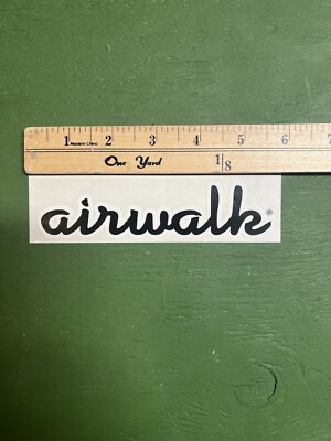 Original AIRWALK SHOES LOGO Vintage STICKER SKATEBOARDING | eBay