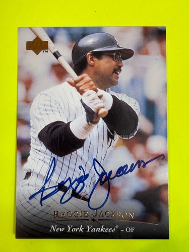DA102876 1995 Upper Deck Autograph #AC1 Reggie Jackson UDA AUTO | eBay