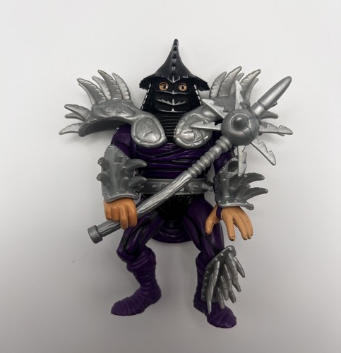 Vintage TMNT Ninja Turtles Figure Super Shredder 1992 Complete Armor w ...