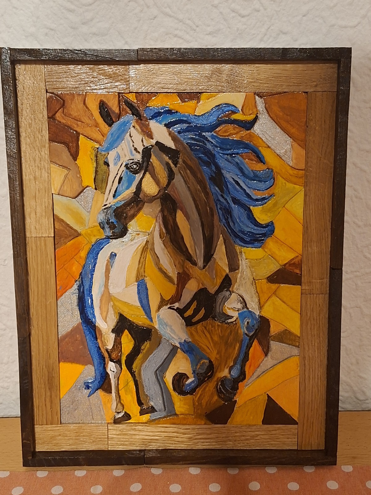 Dekoration Bild Unikat Handwerk Intarsien | eBay.de