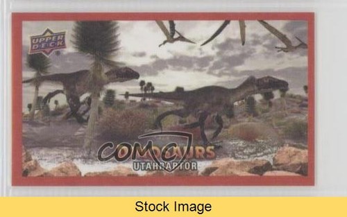 2015 Upper Deck Dinosaurs Canvas Mini Extinction Red Utahraptor #17 ...