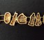 Classic TOFA Nativity Slider Charm Bracelet ~ Choice Of Gold or Bronze ...