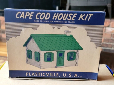 Plasticville HP-9 Cape Cod House Kit in Gray w/Original Box | eBay