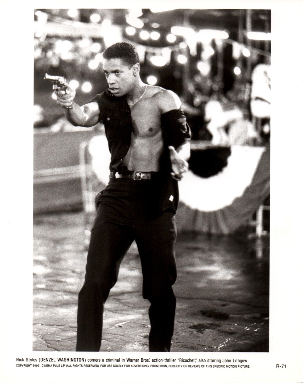Denzel Washington Ricochet Official 8x10 Press Movie Photo 1991 | eBay