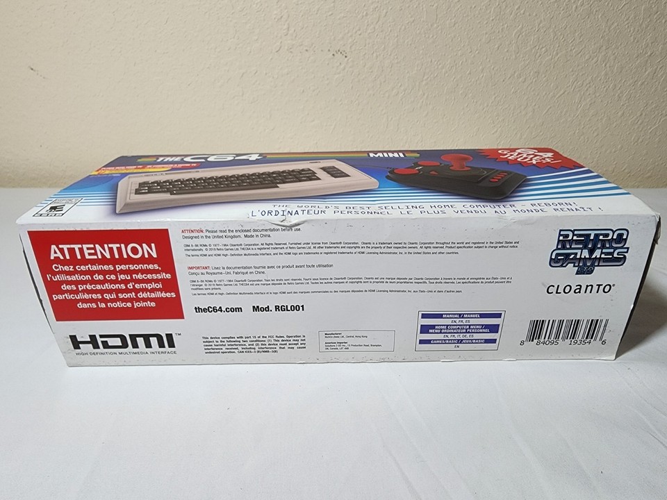 C64 COMMODORE 64 MINI CONSOLE SYSTEM | eBay