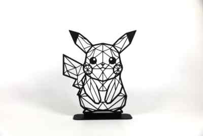 Geometric Low Poly Pikachu | eBay Australia