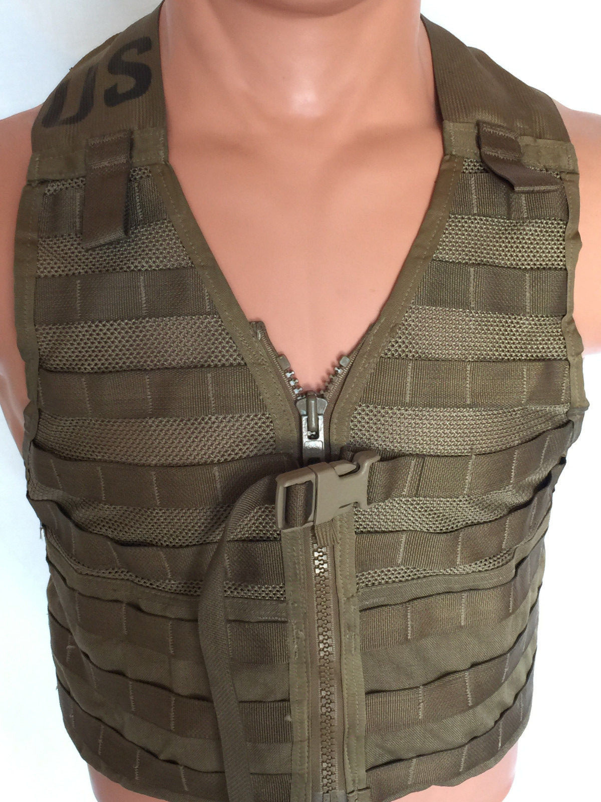 USMC MOLLE FLC Fighting Load Carrier Vest COYOTE Military Tactical LBV ...
