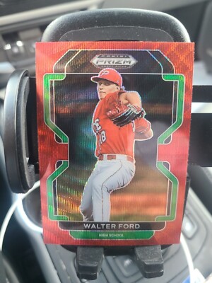 2022 Prizm Draft Picks Baseball Base Red #PDP74 Walter Ford - High ...