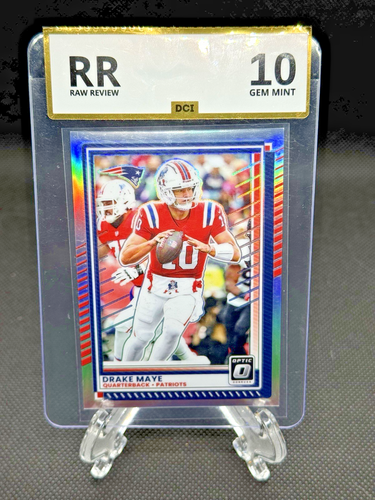 2025 Donruss Optic Drake Maye Holo Prizm #47 Patriots - Raw Review Gem ...
