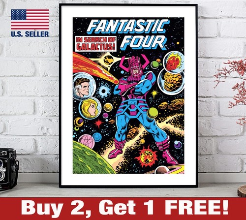 Fantastic Four Galactus Poster 18" x 24" Print Marvel Comics 210 Retro ...