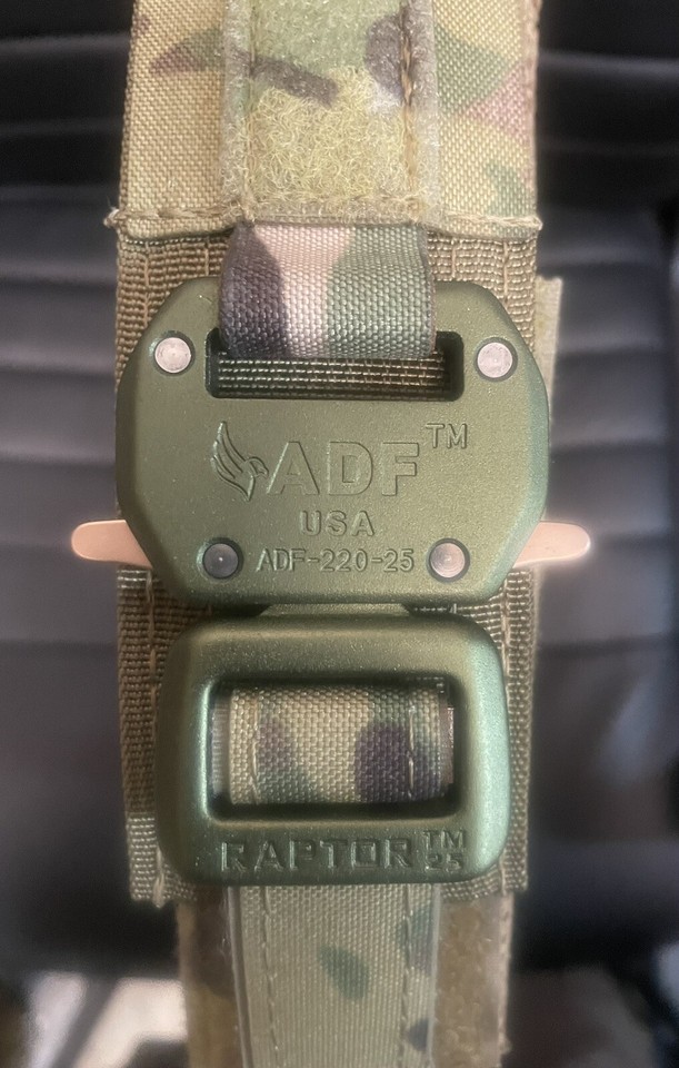 JNB Tactical Battle Belt Rigid Belt Raptor Buckle MOLLE Multicam OCP SM ...