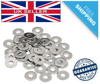 Zinc Plated Steel BS3410 Washers Pack of 100 | eBay UK