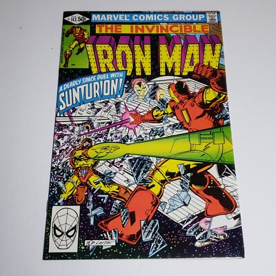 Invincible Iron Man #143 Marvel Feb. 1980 1st app Origin Sunturion | eBay