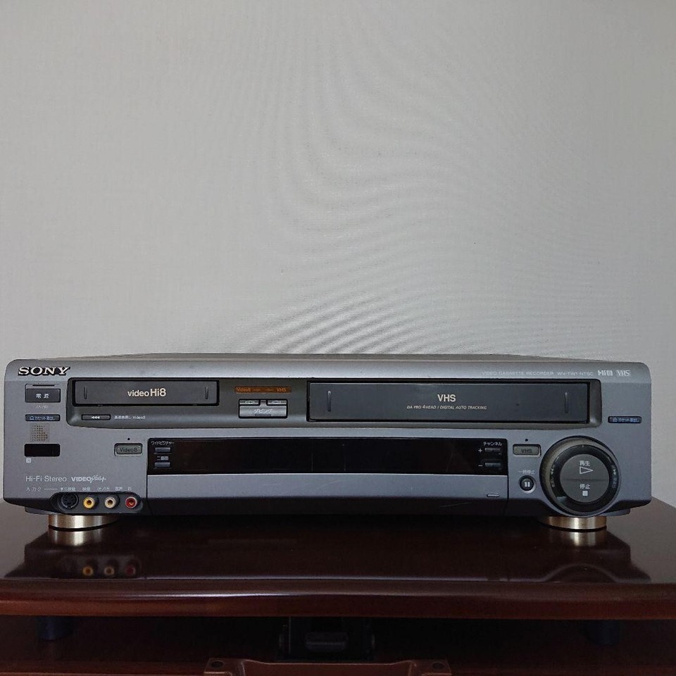 SONY WV-TW1 Hi8 8mm VHS VCR Video Deck Player 100V | eBay