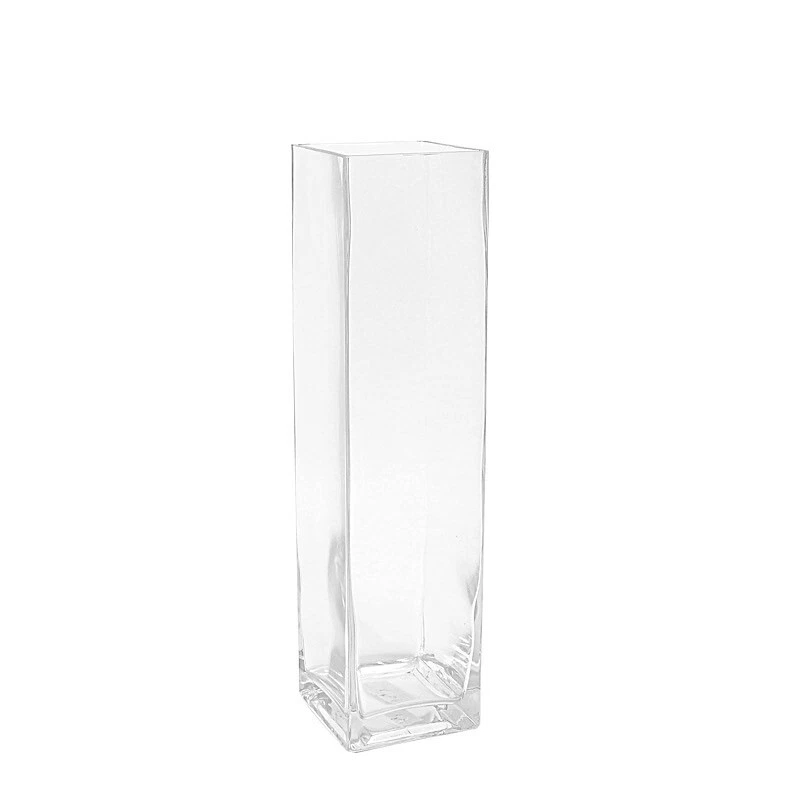 Square Glass Flower Vases