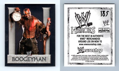 Boogeyman #185 WWE Heroes 2008 Merlin Wrestling Foil Sticker | eBay UK