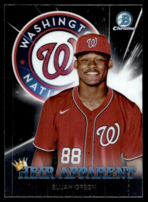 2022 Bowman Draft Baseball Heir Apparent Elijah Green Rookie G25 ...