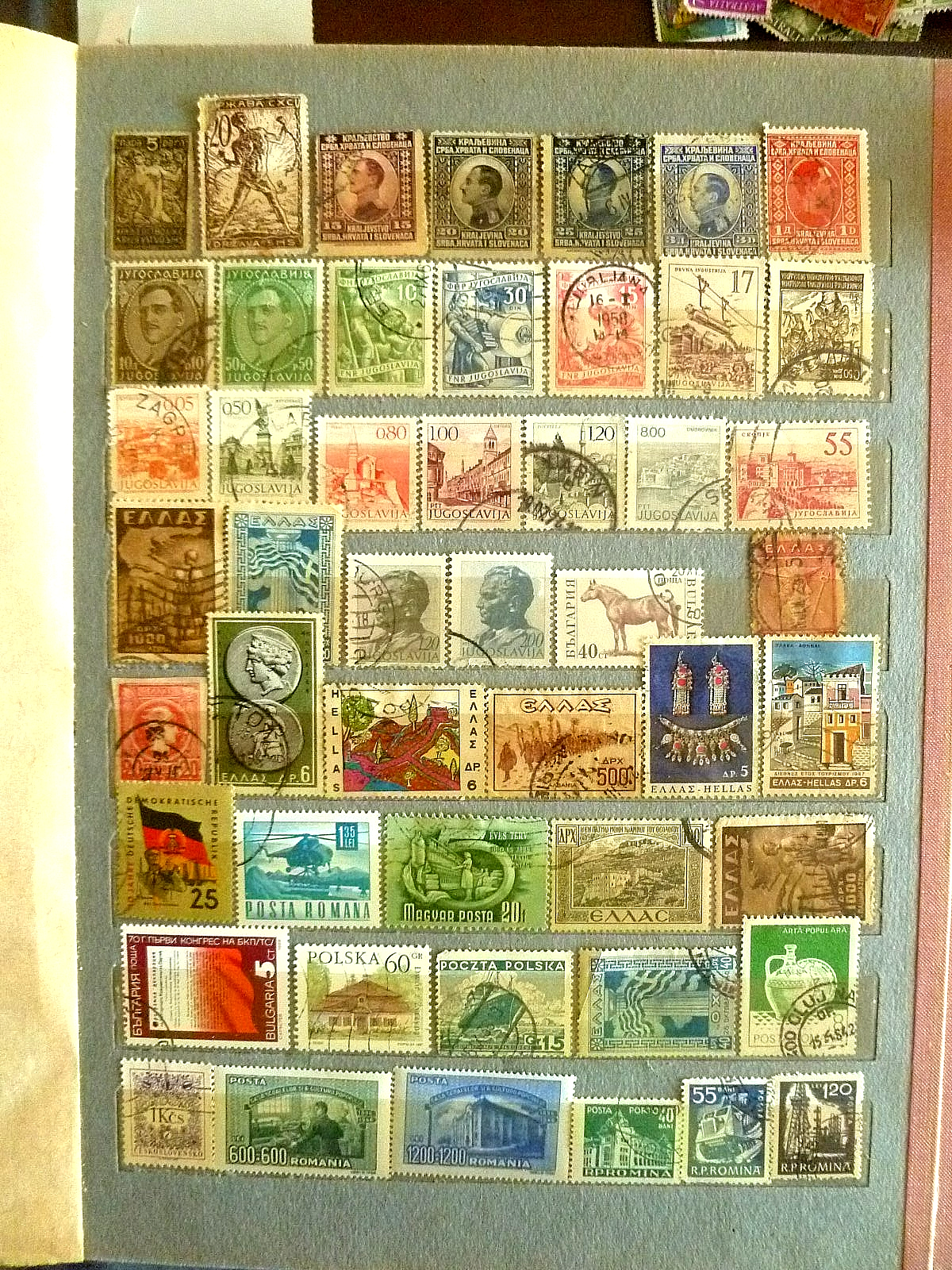 Eastern European stamp collection of former Soviet bloc countries ...