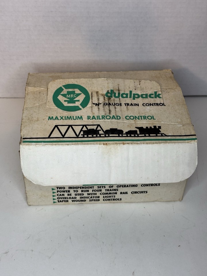 MRC DualPack Model 770N - N-Gauge Dual Train Controller w/ Box | eBay