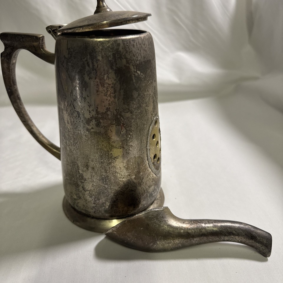 Vintage Silver Pitcher. Broken Spout. | eBay
