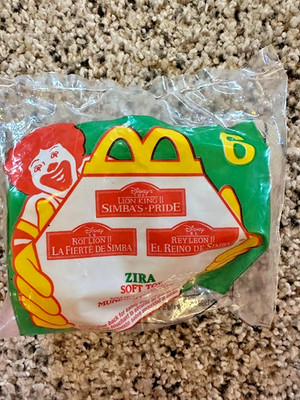 G30 McDonalds Happy Meal Toys 1998 Lion King II #6 ZIRA plush toy Simba ...