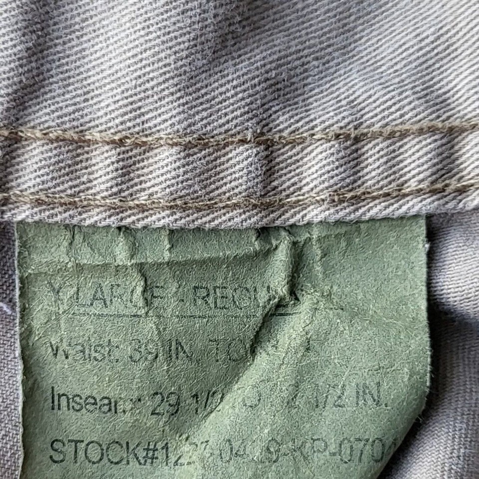 Air Force Flight Pants Size 41x30 Beige Cargo R.o.t.c. Y2K Flex Knee ...