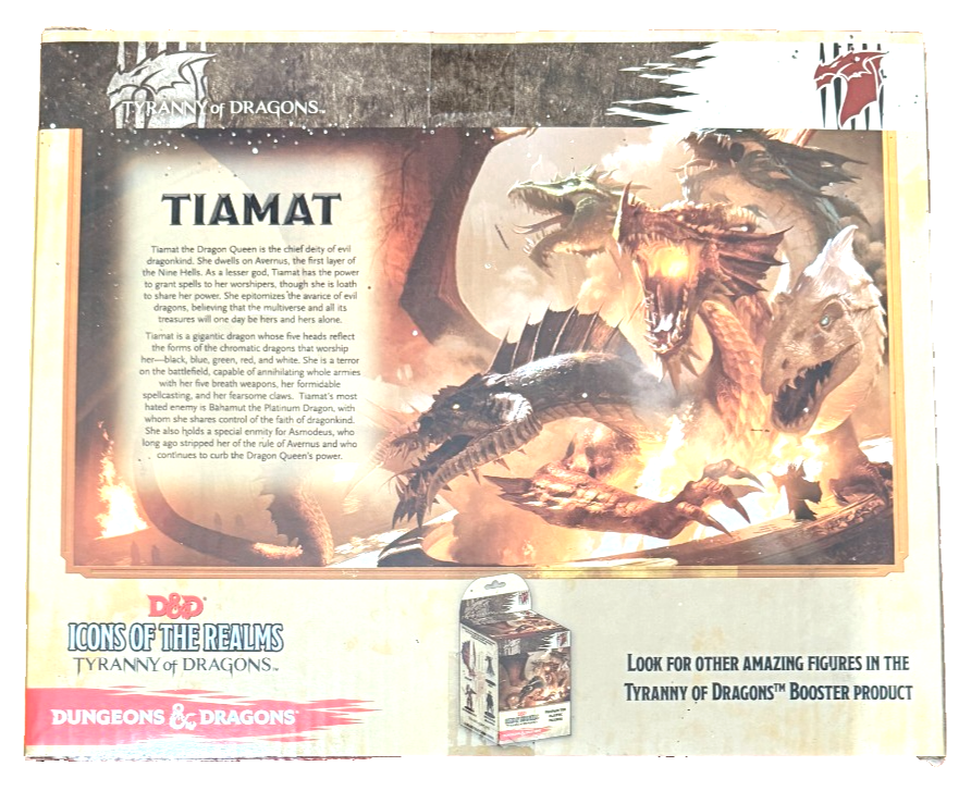D&D IOTR Tyranny of Dragons Tiamat Premium NIB Sealed Mini | eBay