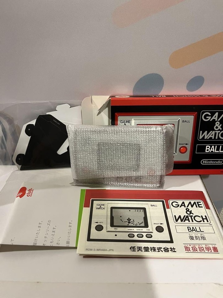 Unused Game Watch/Ball GAME & WATCH Nintendo Club Limited | eBay