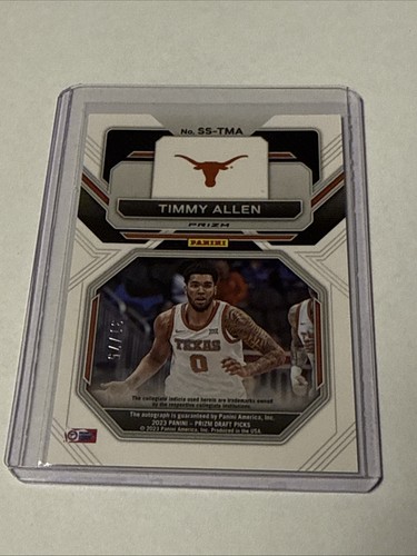 2023 Panini Prizm Draft Picks - Sensational Signatures Timmy Allen #SS ...