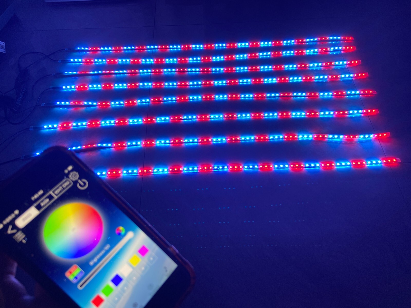 8PCS 4FT 48INCH LED DREAM COLOR CHASING STRIPS KIT FOR POLARIS ...