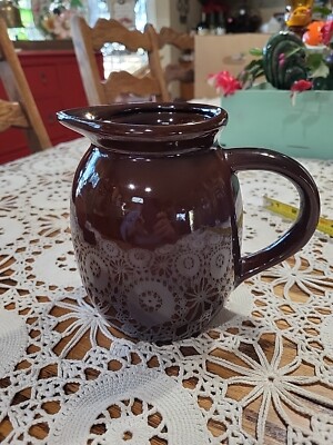 Vintage Plain Brown Betty Pitcher...nice! | eBay