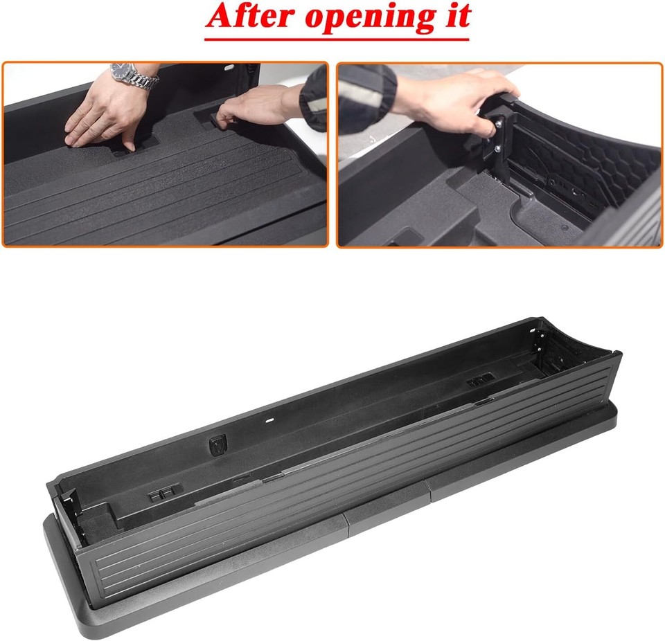 2015-2024 Ford F150 Upgraded Folding Under Rear Seat Storage Box Cargo ...