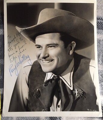 Ray WHITLEY—SIGNED PHOTO—Built EmpireStBldng+Gibson Guitar•Wrote Back ...