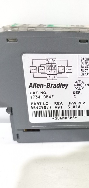 Allen-Bradley 1734-0b4e Output Module 5vdc 75ma Input Ser C for sale ...