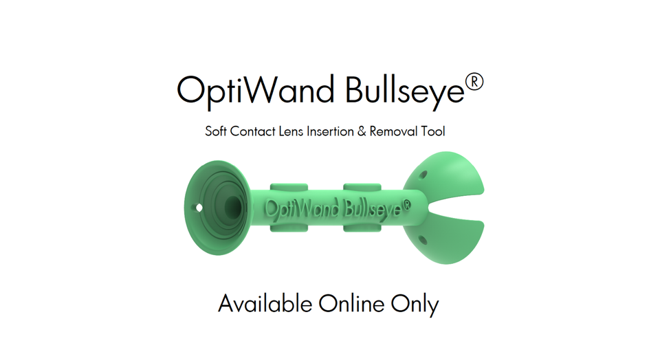 OptiWand Bullseye 2 pack soft contact lens insertion removal tool | eBay