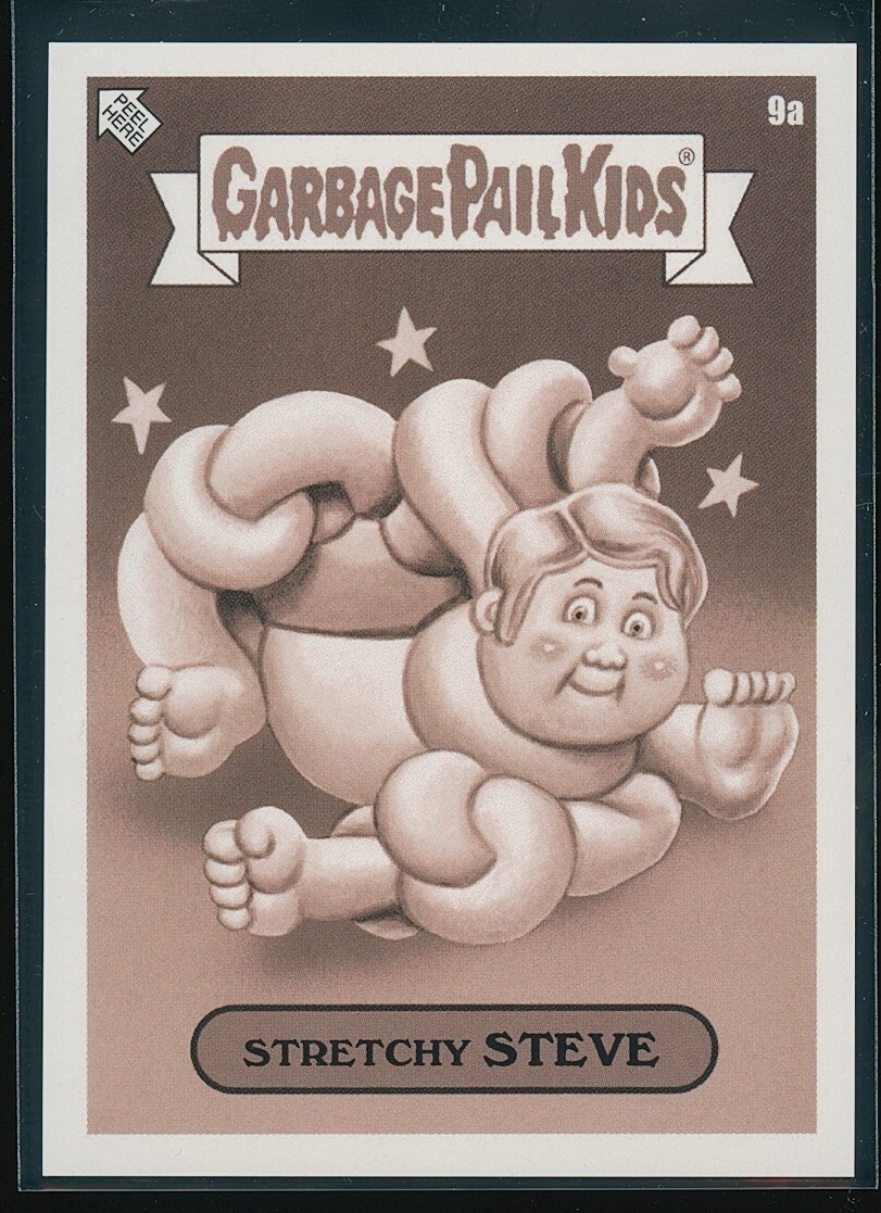 Stretchy Steve 2023 Topps Garbage Pail Kids GPK 9a Sepia Expansion We ...
