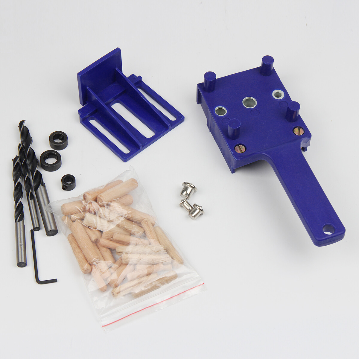 41X Handheld Woodworking Doweling Jig Wood Dowel Drilling Hole Saw ...