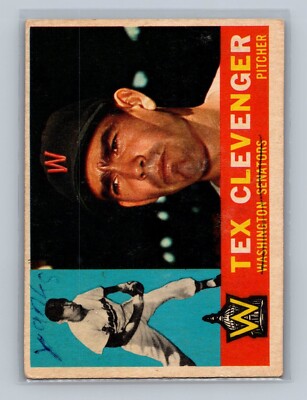 1960 Topps Tex Clevenger #392 (Writing on Card) | eBay