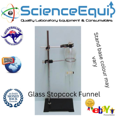 Separatory Separating Funnel Kit 2000ml Glass Stopcock with Holder ...