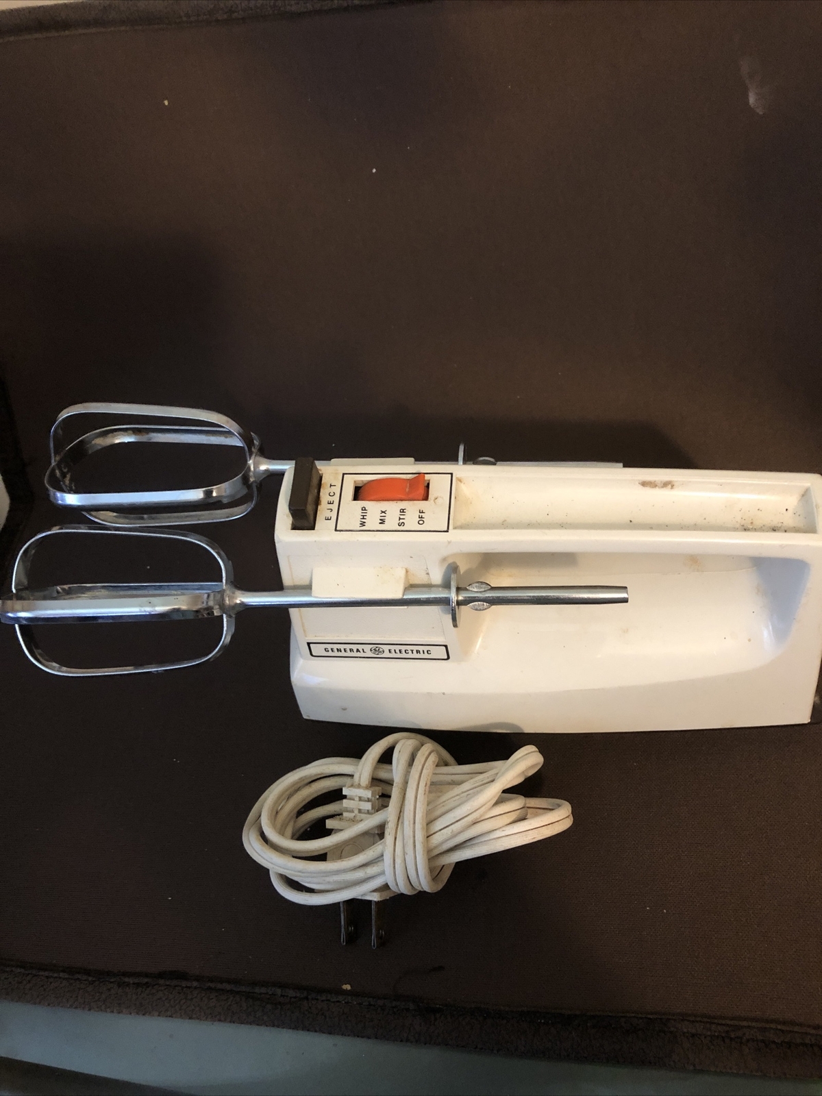 Vintage GE General Electric 3-speed Hand Mixer Harvest Gold M24 for ...