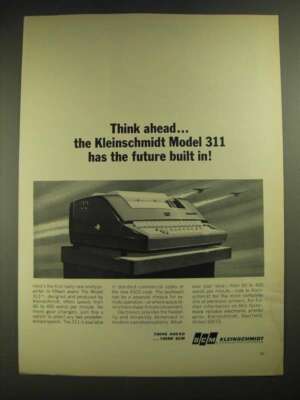 1965 SCM Kleinschmidt Model 311 teletypewriter Ad - Think Ahead | eBay