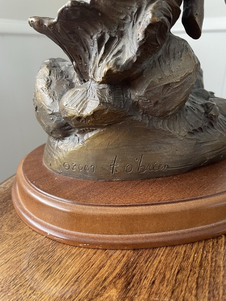 NWTF Bronze Deer Buck Statue Art Sculpture Terrell O'Brien Western ...