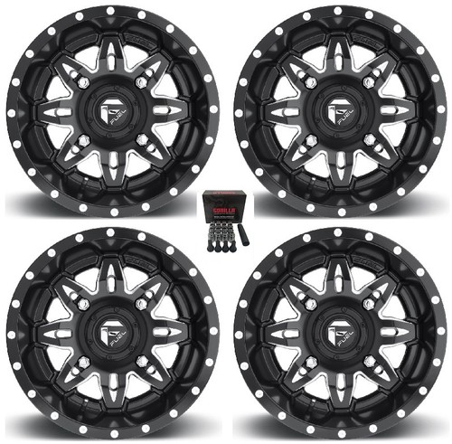 Fuel Lethal UTV Wheels Black 14" Kawasaki Mule Pro FXT KRX | eBay