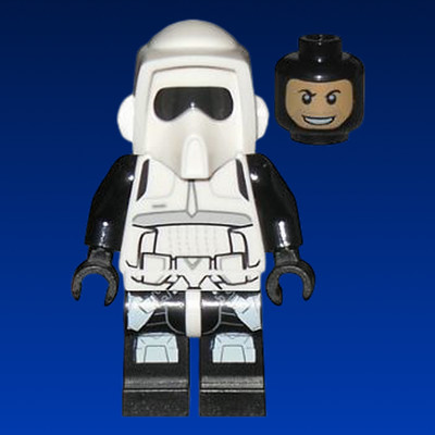 LEGO Star Wars Minifigure: Imperial Scout Trooper Printed (sw0505 ...