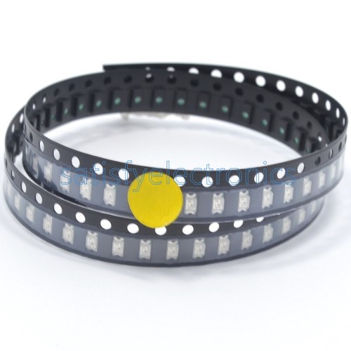 50PCS 1206 Yellow Super Bright LED SMT SMD Bulb Lamp Light High ...