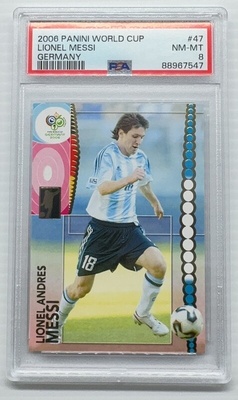 2006-07 Panini World Cup Lionel Messi Germany #47 PSA 8 | eBay