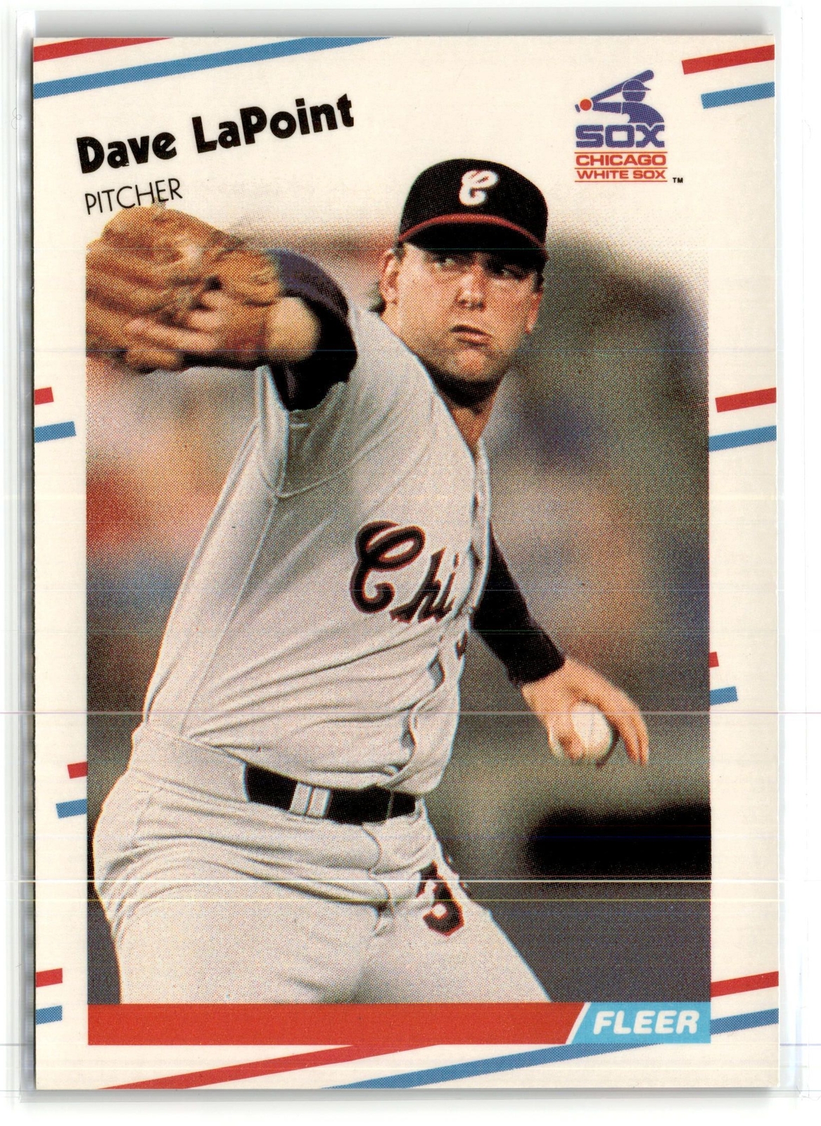 1988 Fleer Baseball Glossy/Tiffany #402 Dave LaPoint Chicago White Sox ...