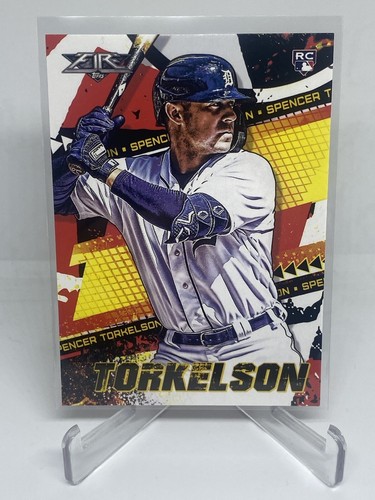 2022 Topps Fire Spencer Torkelson #111 Detroit Tigers Baseball Rookie ...