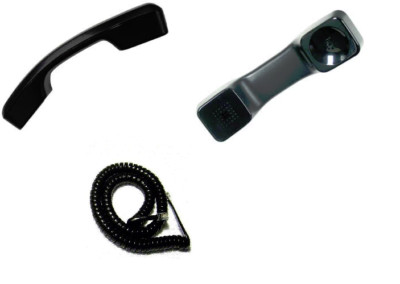 Comdial DX-80 7260-00 Replacement Handset & Handset cord (BLACK) (NEW ...